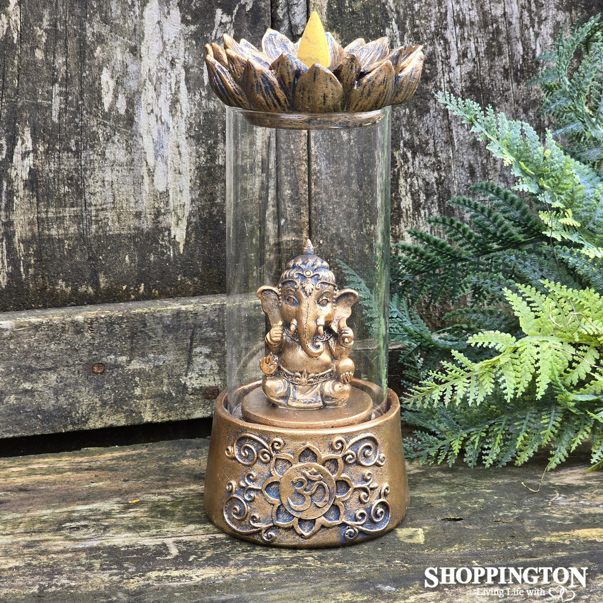 Backflow Burner - Ganesh Glass Case LED – Shoppington