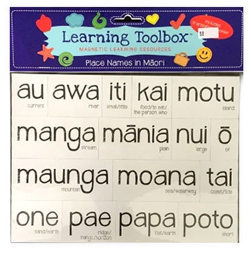 Learning Toolbox Magnets / Te Reo Maori Place Name – Shoppington