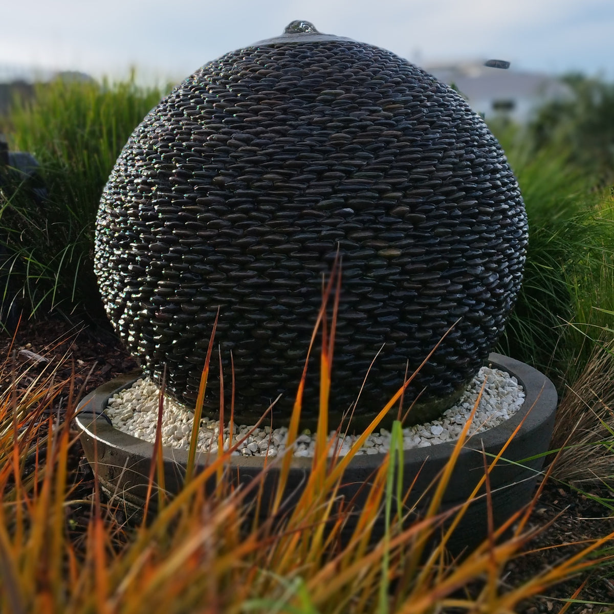 Stone Ball Water Feature 90cm – Shoppington